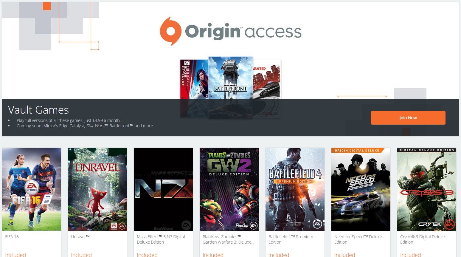Egy hétig ingyenes az Origin Access • Hessteg
